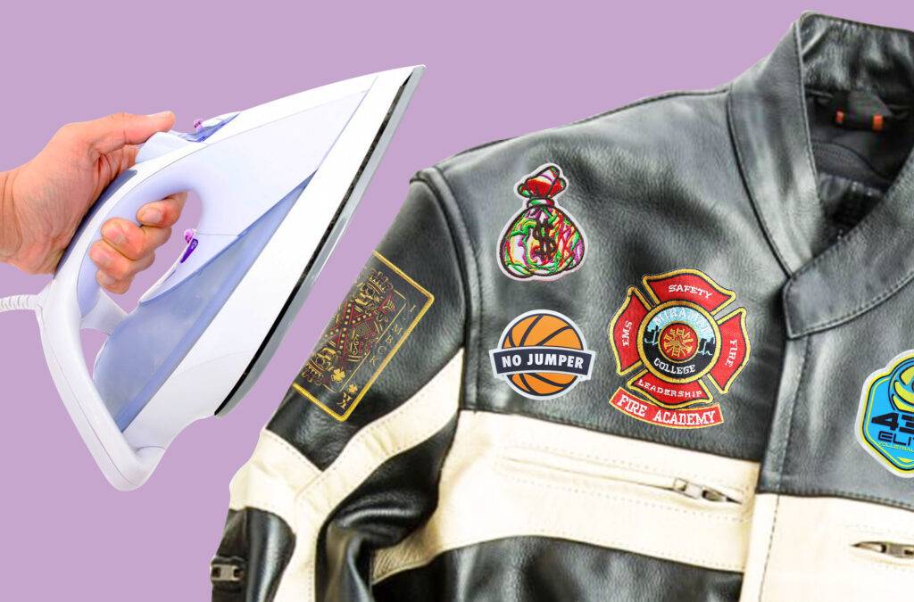 Is it safe to put an iron-on patch on leather? - CA Emblems